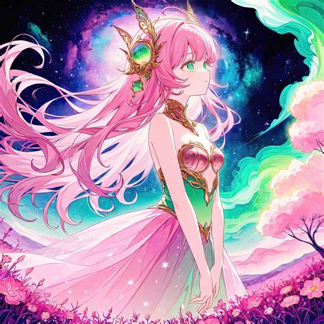Download Fantasy Goddess Celestial Princess Cosmic Art Royalty Free Stock Illustration Image