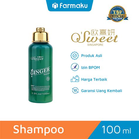 Osweet Singapore Shampoo Ginger Botol 100 Ml Farmaku