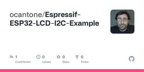 Github Ocantone Espressif Esp Lcd I C Example