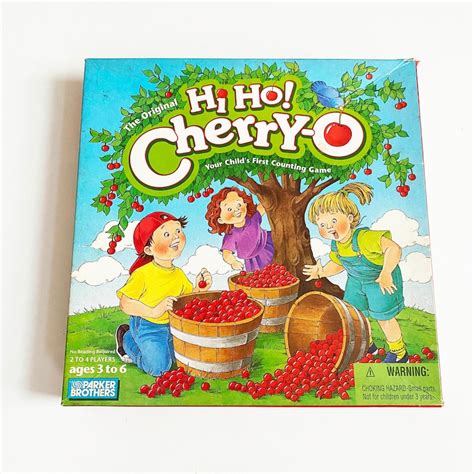 Vintage Hi Ho Cherry O 1997 Board Game Complete Parker Etsy