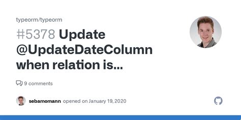 Update Updatedatecolumn When Relation Is Updated · Issue 5378