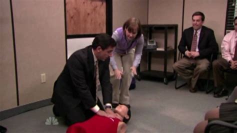 The Office Cpr Class Stayin Alive Part 1 The Office Cpr Cpr