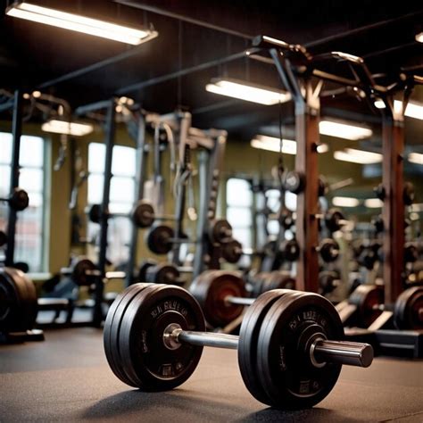 Premium Photo Gym Gymnasium Exercise Room With Workout Fitness Equipment