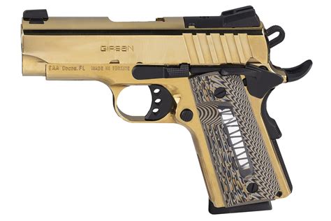 Girsan Mc 1911 Sc 45 Acp Semi Auto Pistol With Gold Finish Sportsman