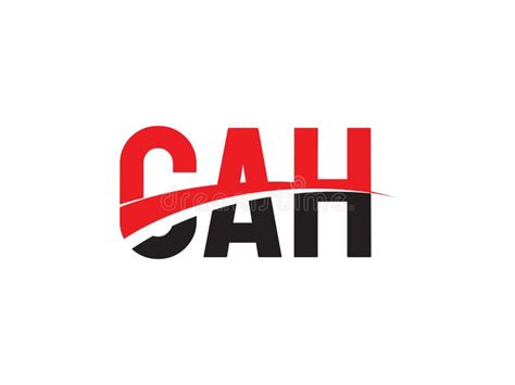 Cah Letter Initial Logo Design Vector Illustration Stock Vector