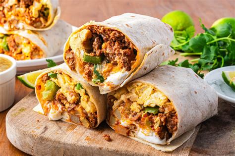 Mexican Breakfast Burritos Dish N The Kitchen