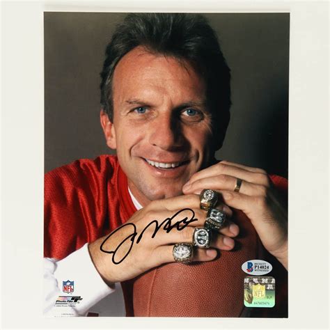 Joe Montana Signed 49ers 8x10 Photo Beckett Pristine Auction