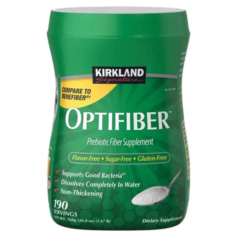 Kikkerland Signature 190 Serving Optifiber All Natural Prebiotic Fiber