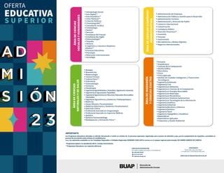 Buap Ofertaeducativa2023pdf