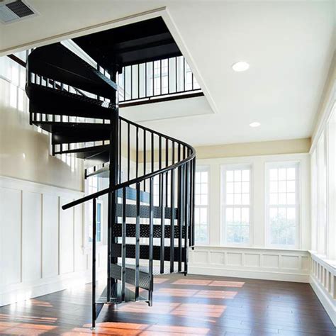 Spiral Staircase Design Black Metal Spiral Stairs Staircase And