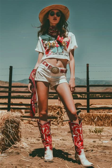 40 Dazzling Rodeo Outfit Ideas With Cowgirl Boots Houston Rodeo Ready
