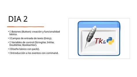 Aprende Python Con Tkinter Desde Cero Hasta Avanzado 2 Pptx