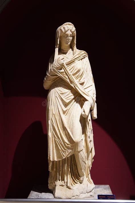 Young Faustina Statue In Antalya Archeological Museum Antalya Turkiye