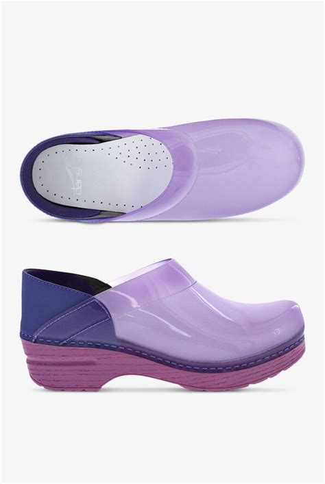 Dansko Professional Purple Translucent Nursing Clogs Nursing Shoes