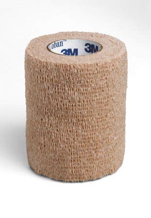 3m Coban Cohesive Bandage 3 Inch X 5 Yard Standard Compression Self