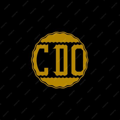 Premium Vector Letter Logo Design Cdo