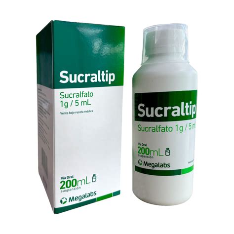 Sucraltip Sucralfato 1g 5ml X 200ml— Farmacorp