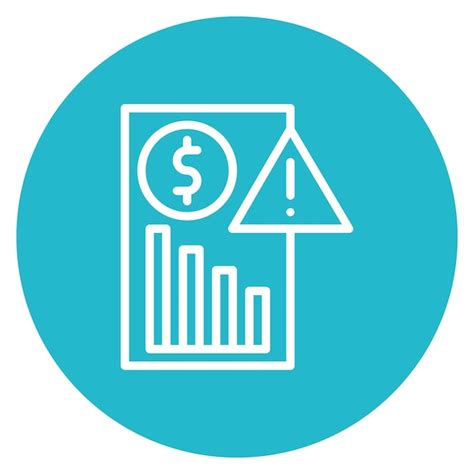 Limage Vectorielle De Licône Danalyse Des Risques Peut être Utilisée