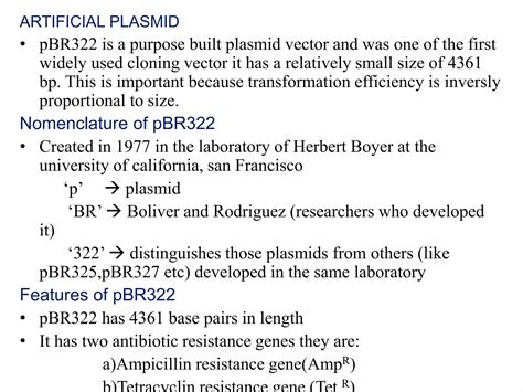 Plasmids Microbiology Pptx