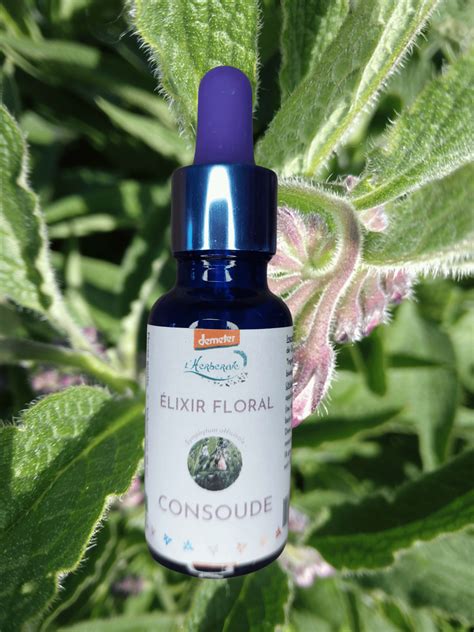 Elixir Floral Consoude Bio Et Demeter 20 Ml