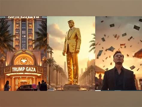 Trump Shares Ai Video Of Gaza Transformation Showcasing His Golden