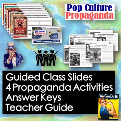 Propaganda Analysis Bundle Pop Culture Practice Activities Print