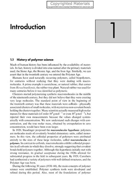 Ch 1 Polymer Physics Pdf