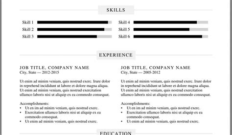 The Muse 20 Basic Resume Rules 20 Free Resume Word Templates To Impress