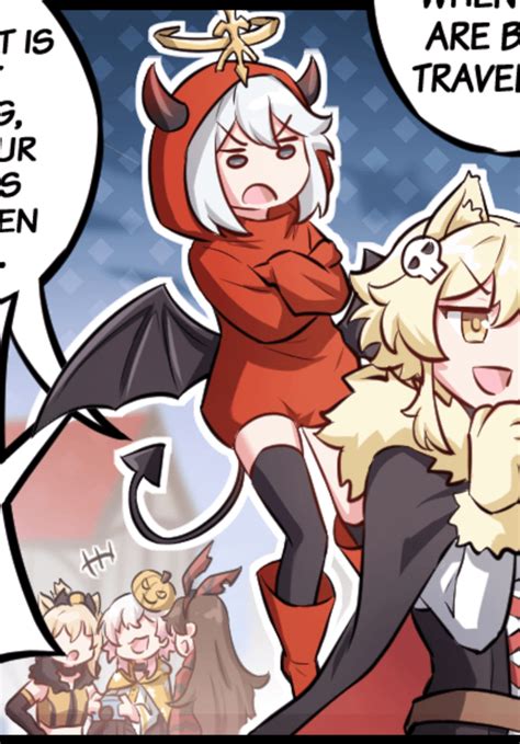 Paimons A Devil For Halloween By Mhunt045 Rpaimonmains