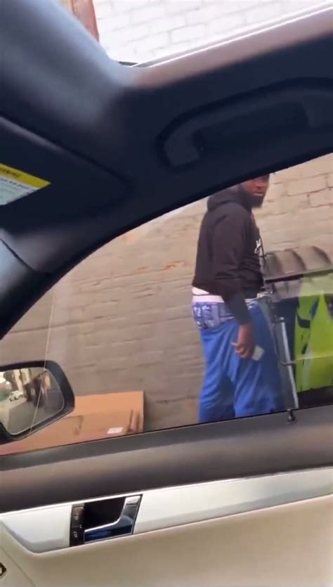 Black Guy Caught Pissing On The Street Black Guy Caught Pissing On The Street