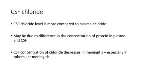 Csf Composition And Significance By Dr Ashok Kumar J Pptx Blood