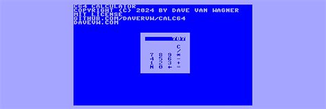 A Calculator For Commodore 64 And Other Cbm Basic Models Vintagecomputing Commodore Basic