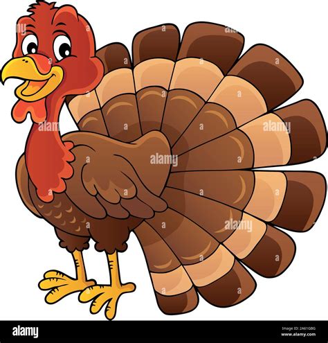Turkey Bird Theme Image 1 Eps10 Vector Illustration Stock Vector Image And Art Alamy
