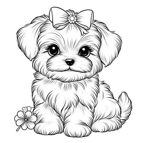 인기 폭발 귀여운 강아지 색칠공부 도안 30종 모음 키즈위키