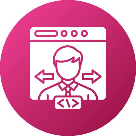 End User Icon Style 21799473 Vector Art At Vecteezy