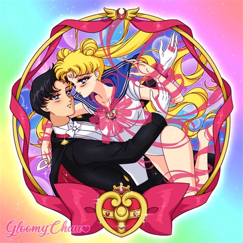 Transformation Sailor Moon With Tuxedo Mask By Mroczniak On Deviantart