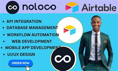 Create a web and mobile app will noloco, database management with airtable by Profmahmud | Fiverr