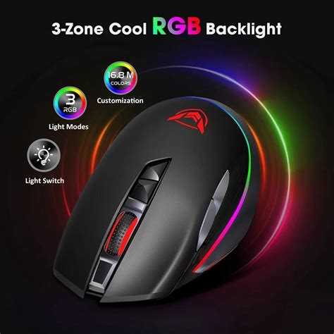 Pictek Pc255a Black Wireless Gaming Mouse Price In Pakistan