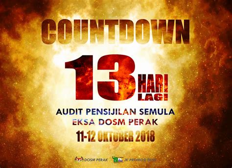 Countdown Audit Pensijilan Semula Eksa Dosm Perak