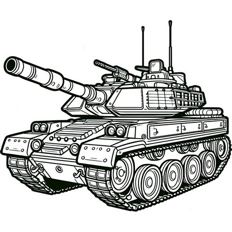 Military Vehicle Coloring Pages Sketch Coloring Page