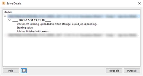 Job Has Finished With Errors When Solving Plastic Injection Molding