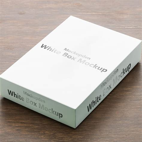 Free White Box Mockup Psd Template Css Author