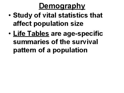 Population Ecology Density And Dispersion Density The Number