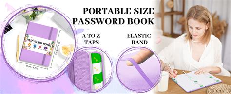 Password Keeper With Alphabetical Tabs Portable Internet Password