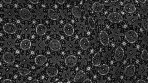 Black And White Ajrak Flag Seamless Looping Background Traditional