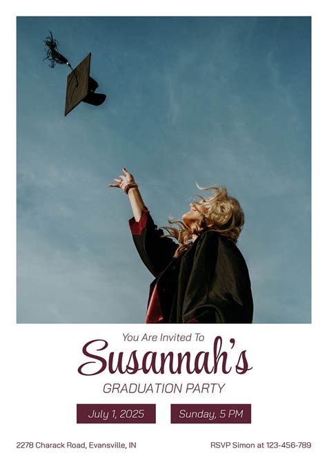 Graduation Party Invitations Renderforest
