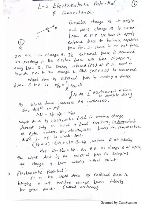 Class 12th Ncert Cbse Electrostatic And Capacitance Full Notes
