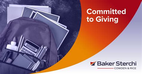 Baker Sterchi Attorneys And Staff In Kansas City Contributed Backpacks Crayons Notebooks