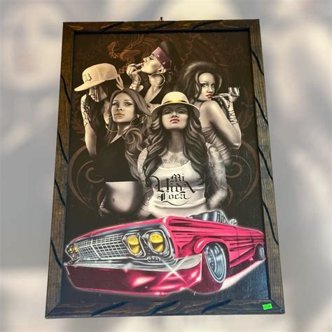 Lowrider Arte Mexicano Azteca Chicano Aztec Art Png Etsy México