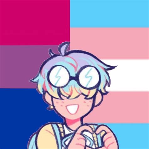 Bisexual Trans Nerd Pfp Trans Art Lgbt Pride Art Lgbt Art